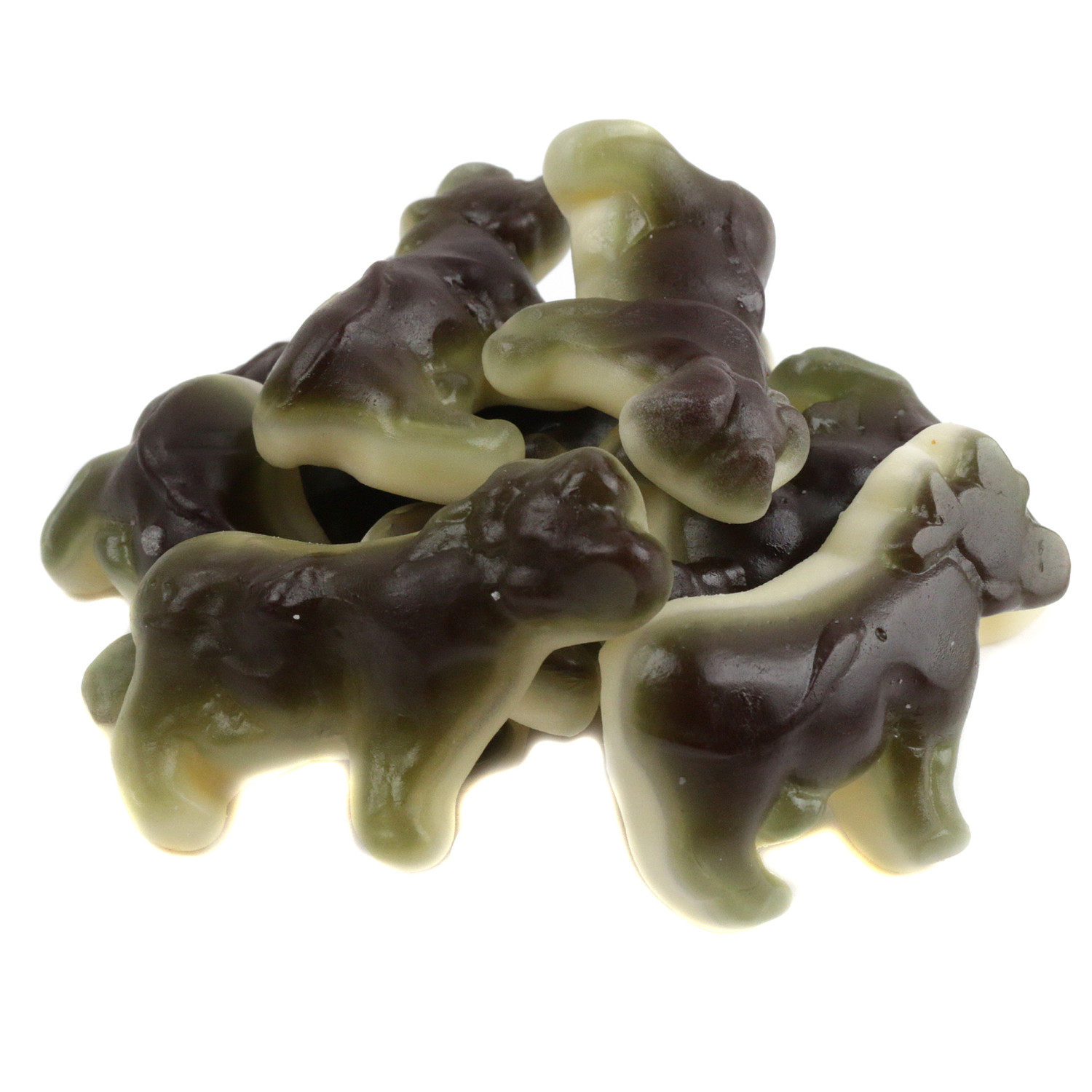 Gummy Cows Black and White Fruity Bulk Candy for Candy Buffets