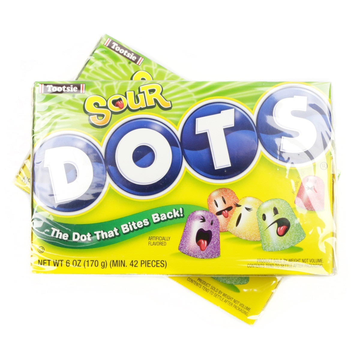 Sour Dots Candy Theater Boxes 12 Pack | Bulk Old Fashioned Sour Movie Candy