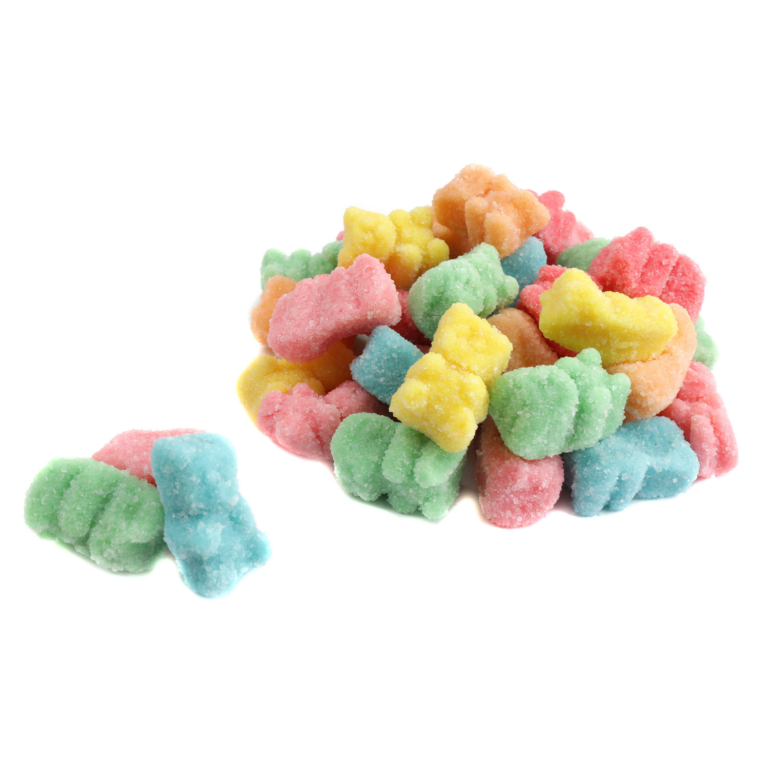Neon Sugar Sanded Gummy Bears | Candy | Candy Store | CandyNation