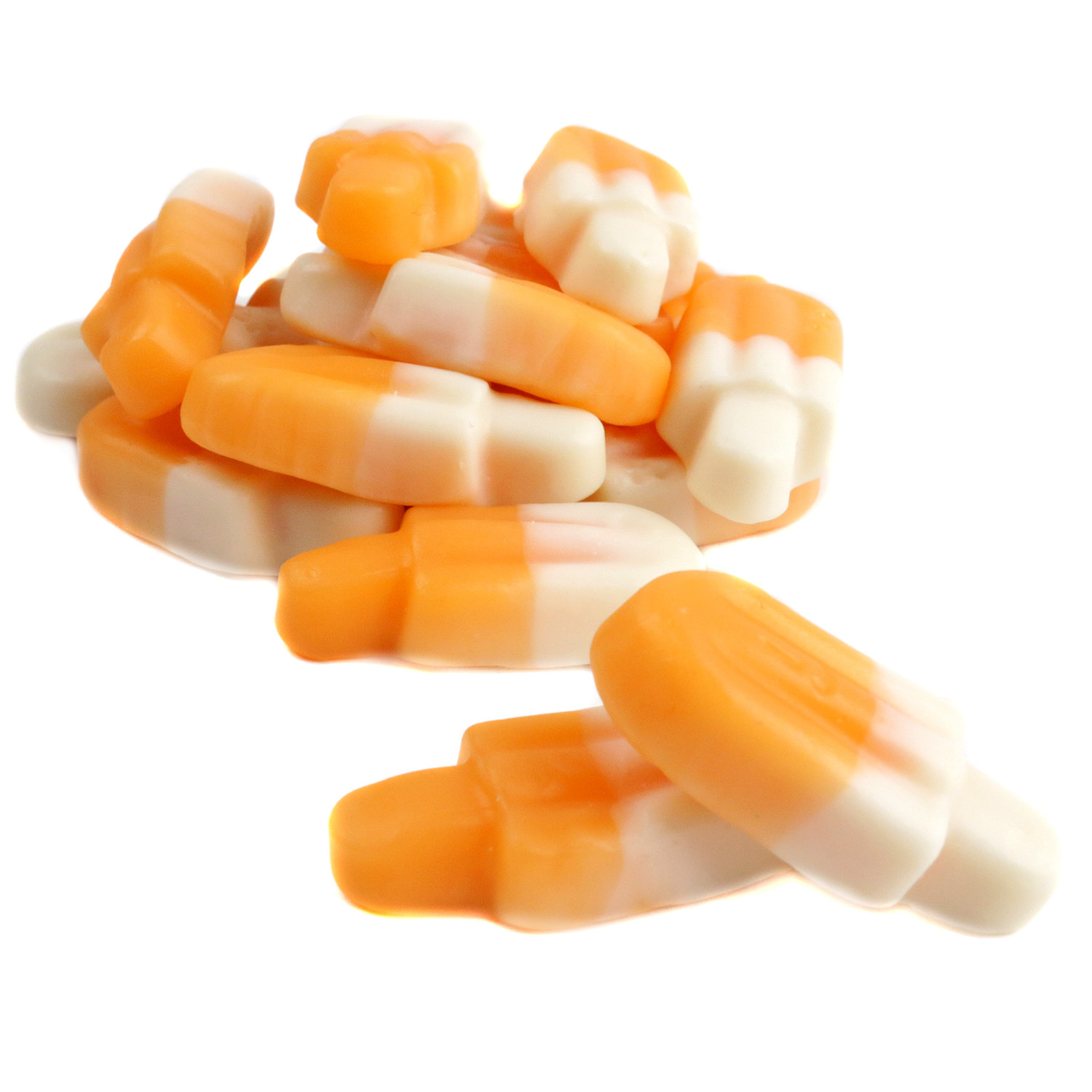 Orange and Cream Gummy Popsicles Bulk Candy for Beach Parties and ...