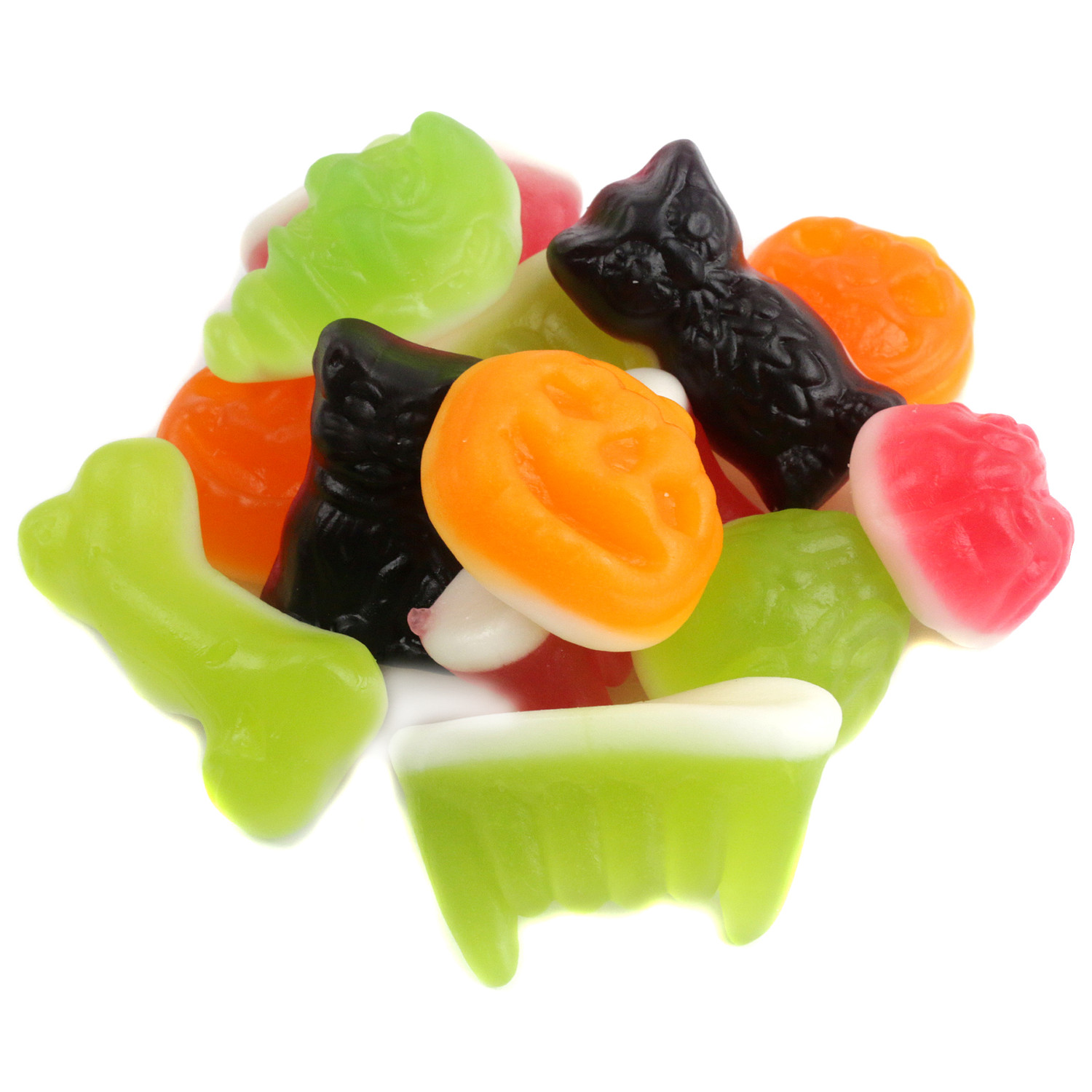 Vidal Gummy Halloween Mix Fruity Assorted Shapes for Holiday Parties