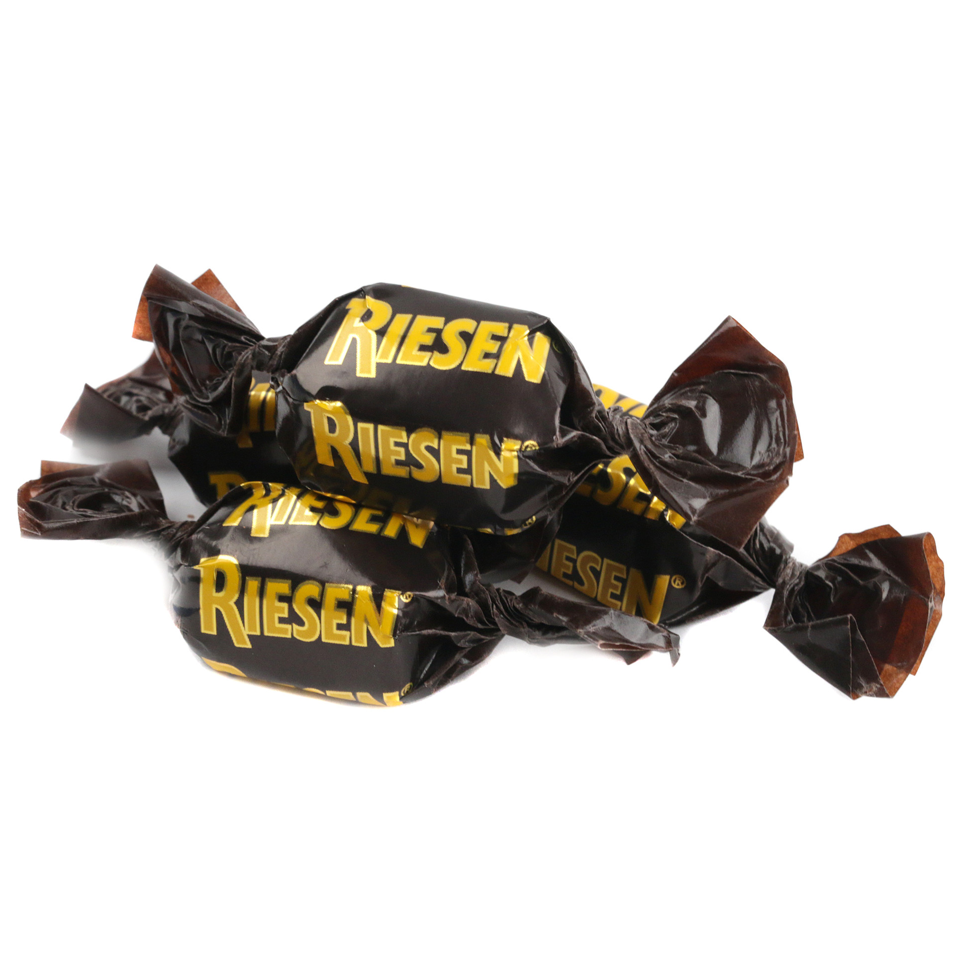 Riesen Candy Bulk Wrapped Chewy Caramel and Dark Chocolate Treats