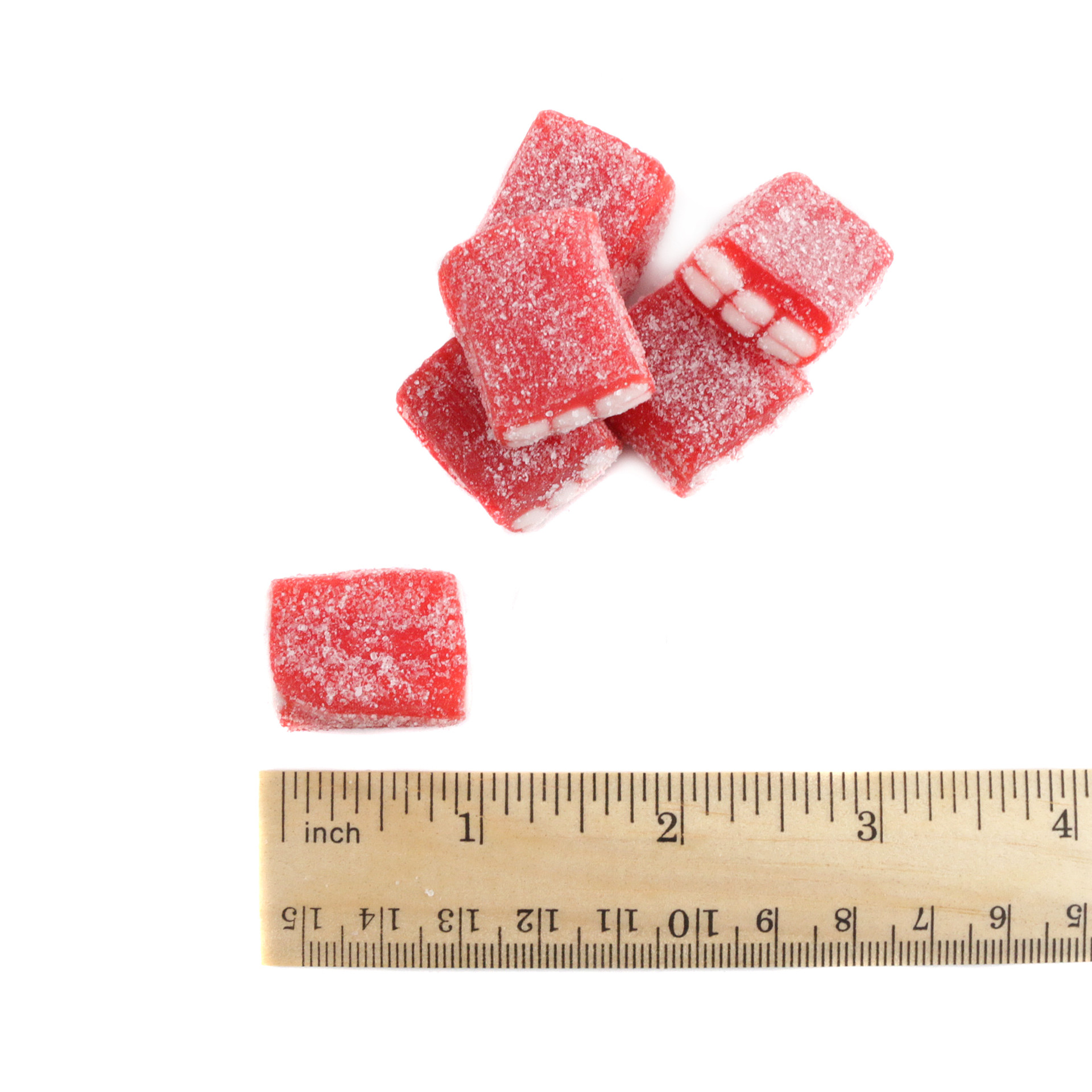 Strawberry Licorice Bricks Bulk Non GMO Red Candy Treats