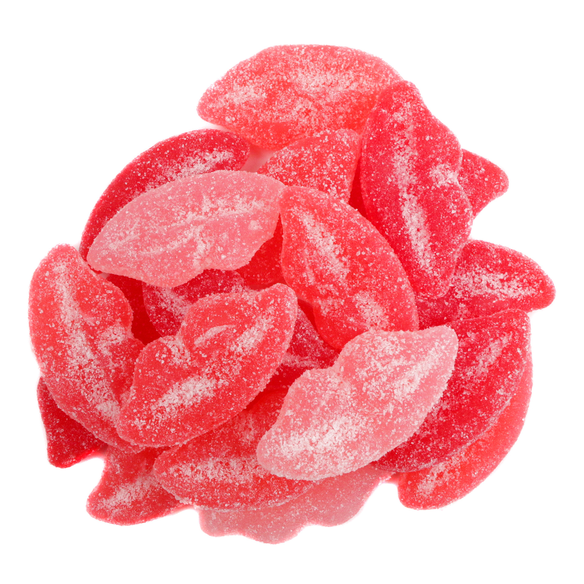 Jelly Belly Sour Lips Fruity Gummy Candy in Red and Pink