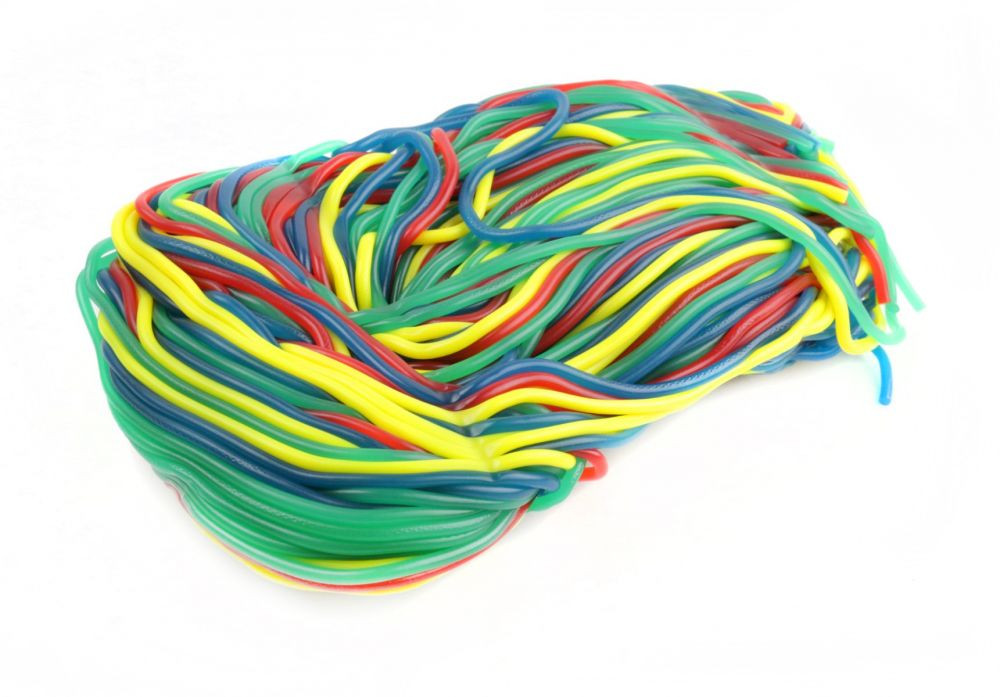 Red Shoestring Licorice Laces 2 Pounds Strawberry Retro Candy