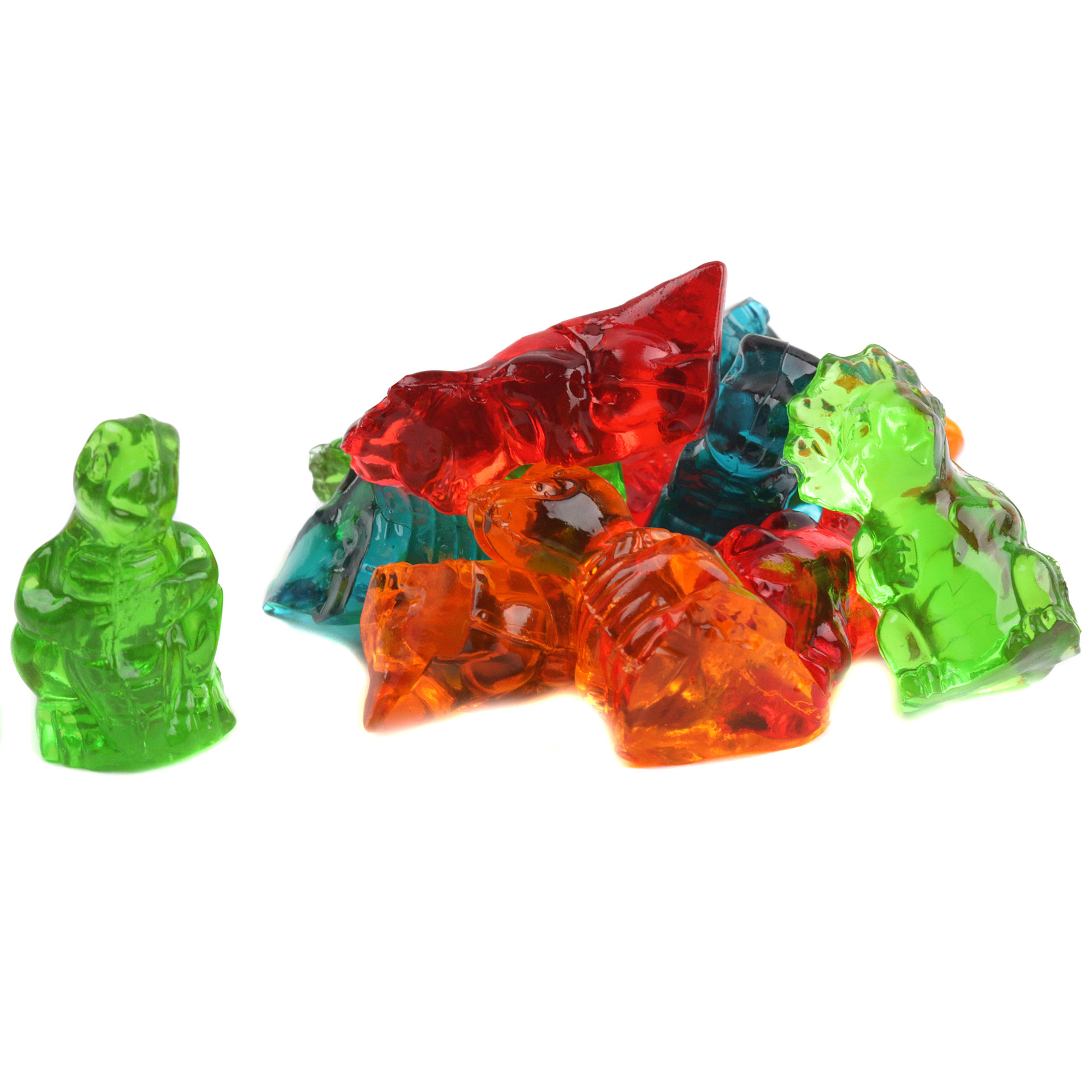 3D Gummy Dinosaurs Bulk Assorted Fruit Flavored Candy for Parties and ...