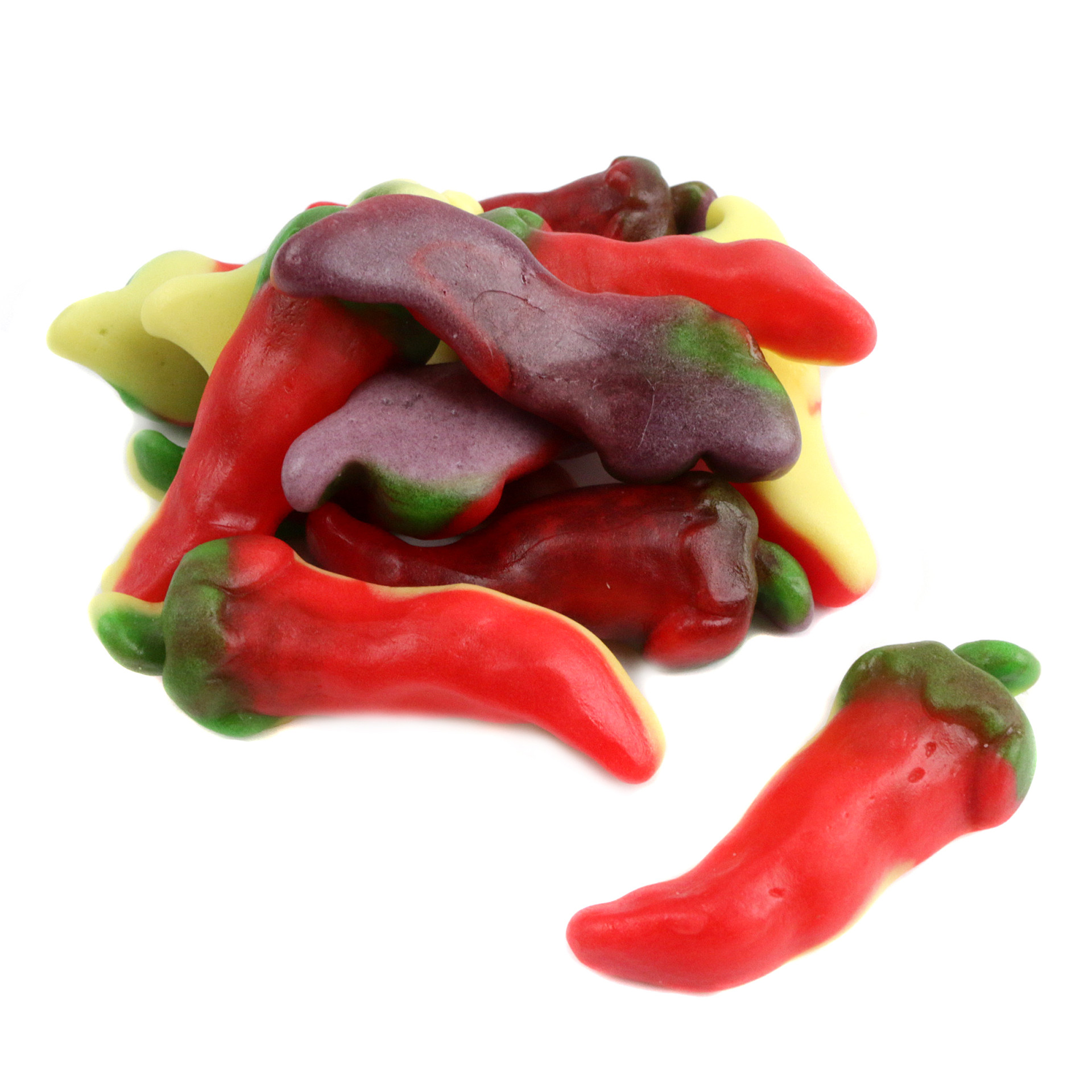 Gummy Red Hot Chili Peppers Sweet and Spicy Bulk Candy