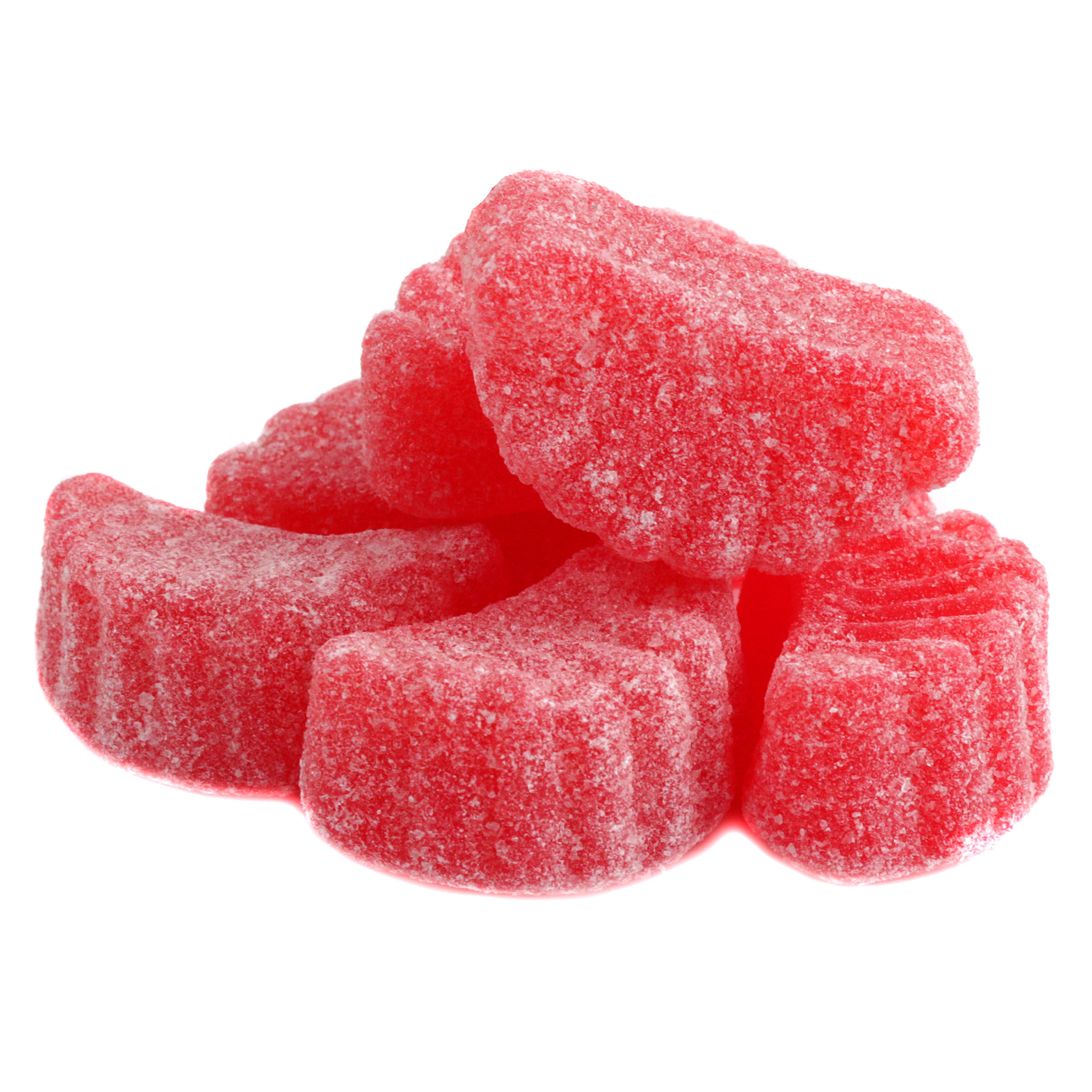 Cherry Slices Sugar Coated Jelly Candy in Bulk for Events and Parties