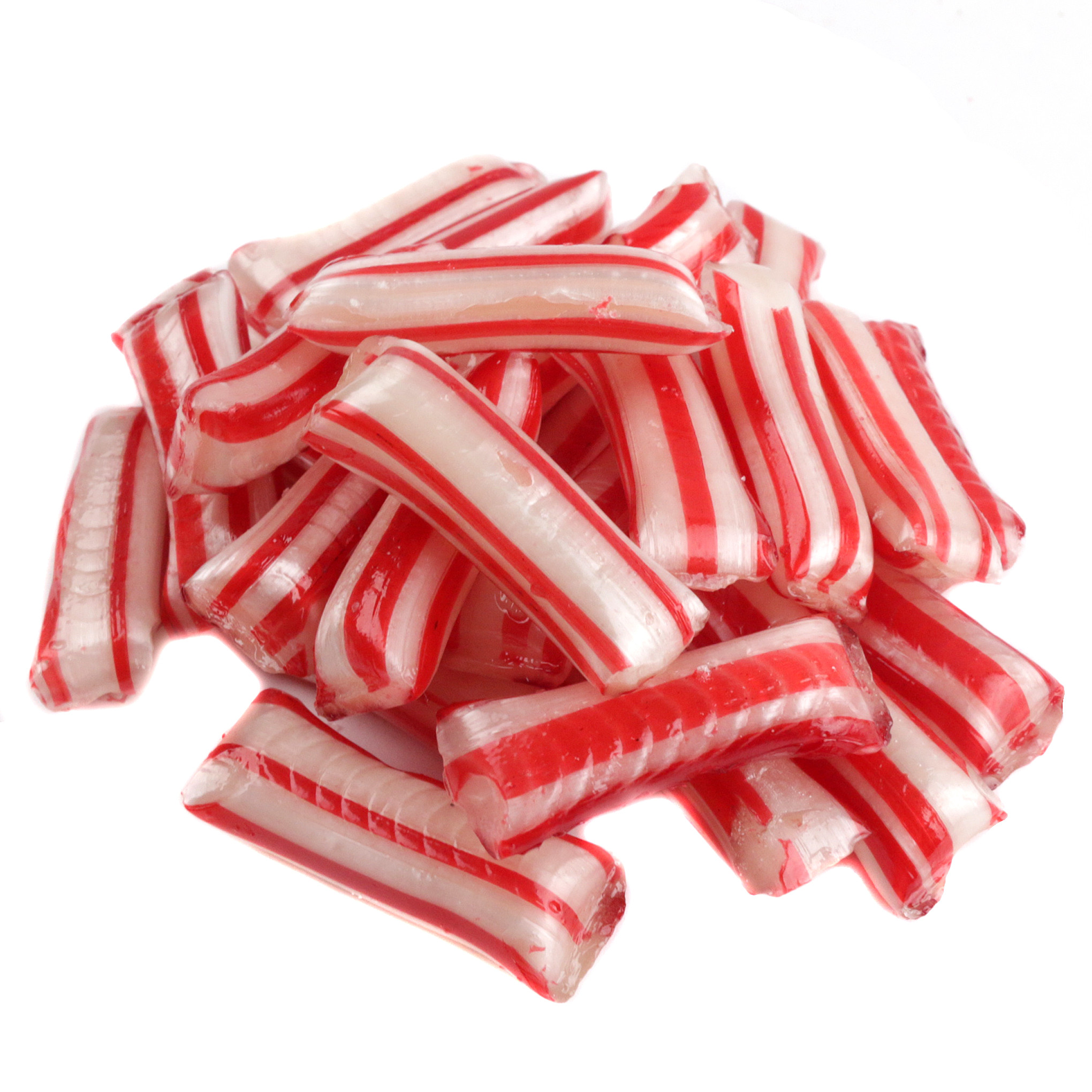 Candy | Red and White Striped Mint Straws