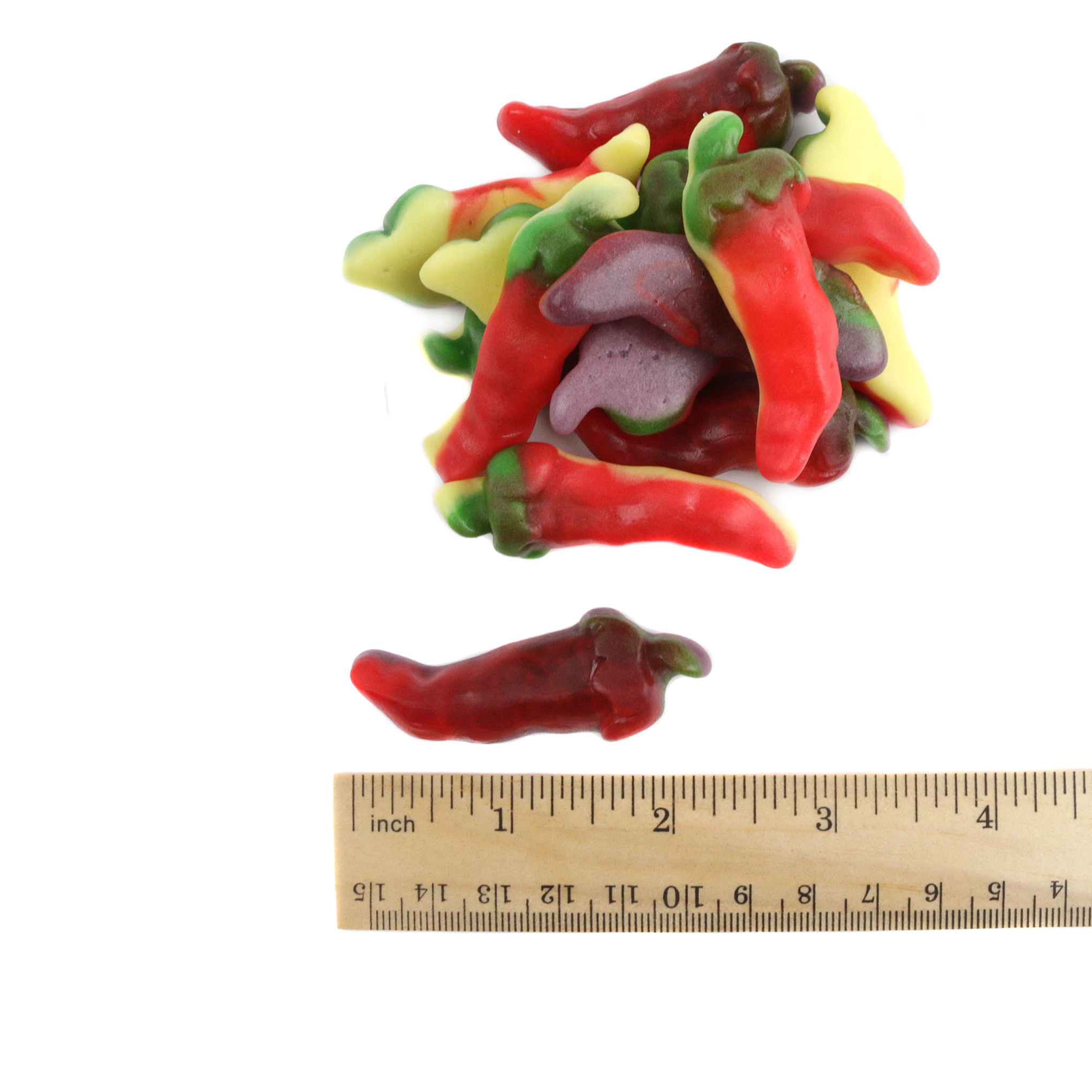 Gummy Red Hot Chili Peppers Sweet and Spicy Bulk Candy