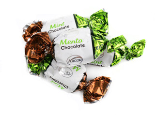 Wrapped Gourmet Chocolate Mints Bulk Candy for Meetings and Events