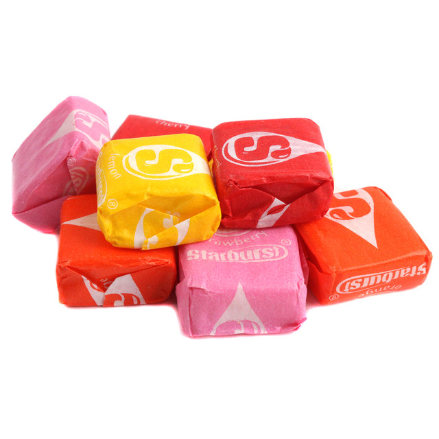 Starburst Bulk Candy Fruity Chewy Wrapped Squares for Parties and Parades