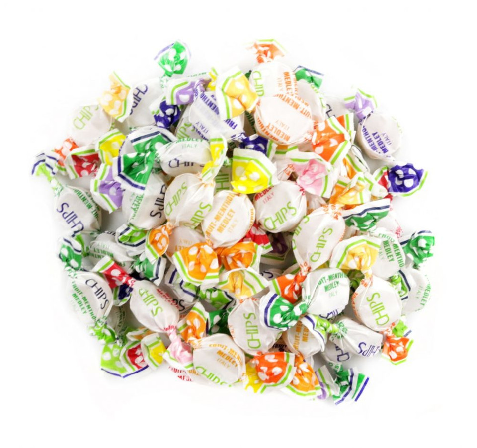 Chipurnoi Assorted Fruit Chips Refreshing Vegan Italian Fruit Candy