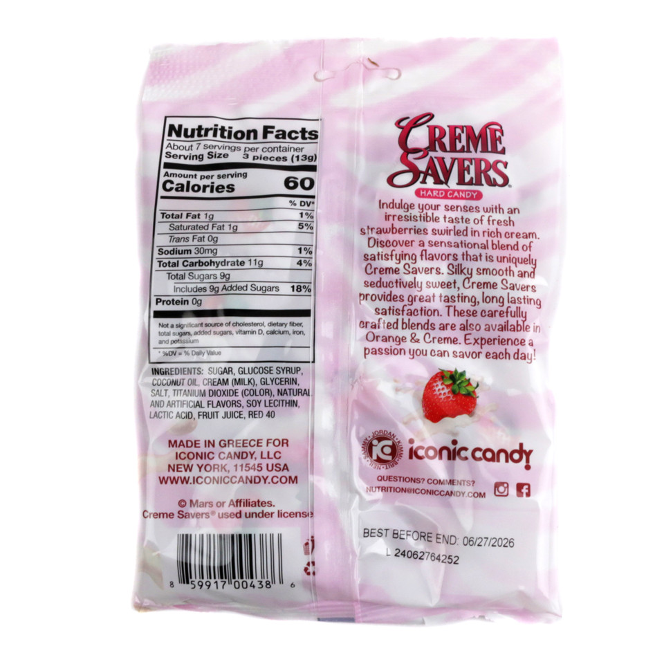 Strawberry Hard Candy Bulk Retro Wrapped Sweets for Parties