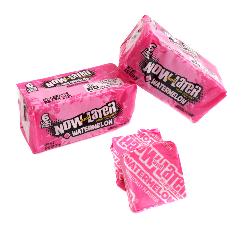Original Now and Laters Bulk Chewy Taffy Candy Assortment