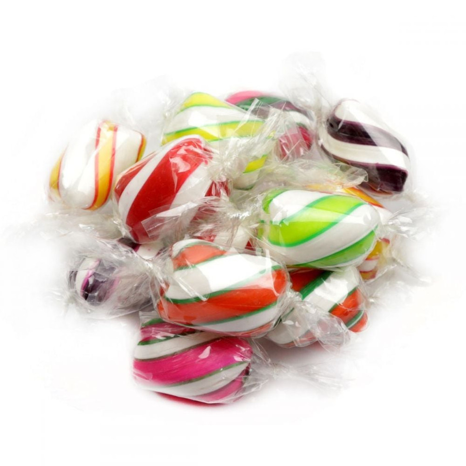 Candy | Halloween Orange and Black Hard Candy Twists