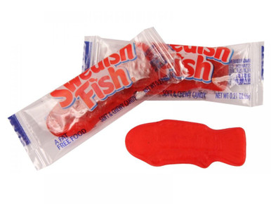 Swedish Fish Red Wrapped 240 Piece Bulk Cherry Candy for Parties and ...