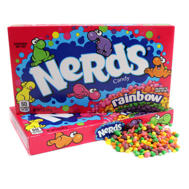 Nerds Rainbow 12 Pack Tangy Crunchy Fruit Candy Assortment for Parties ...