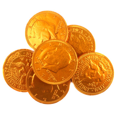 Orange Chocolate Coins Premium Milk Chocolate Bulk Candy