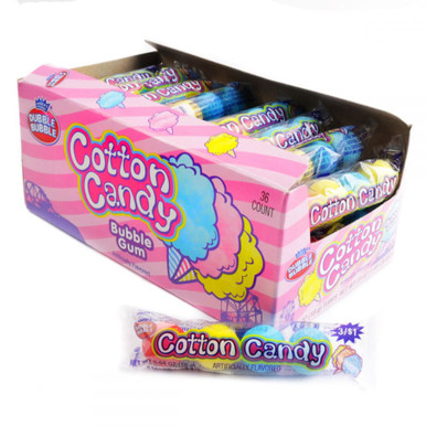 Dubble Bubble Cotton Candy Gumballs 36 Pack Blue Raspberry Lemon and ...
