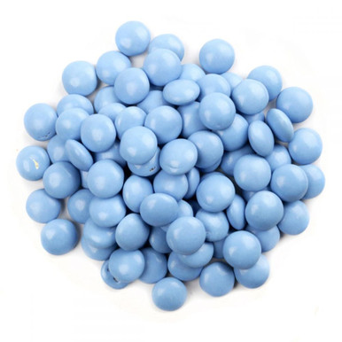Chocolate Gems - Light Blue Bulk Milk Chocolate Candy for Events