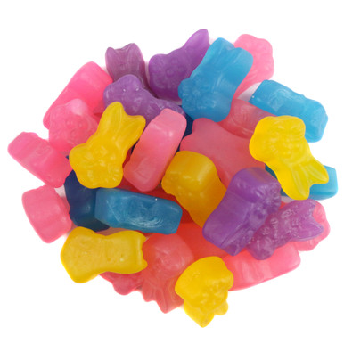 Easter Rabbit Jubes Bulk Fruity Gummy Candy for Holiday Baskets