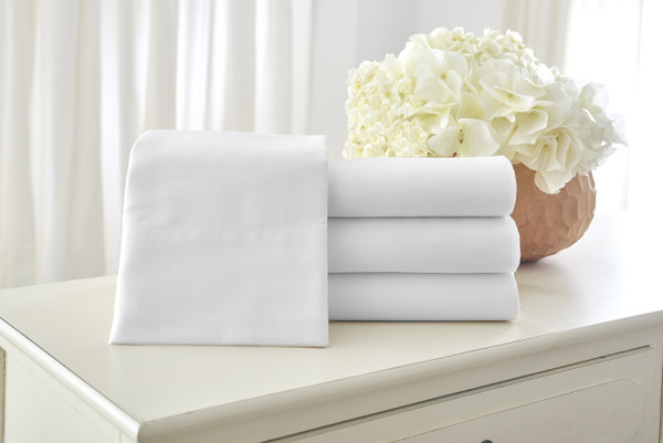 Five Star T300 Queen Flat Sheet | 12 per case - Image Textile