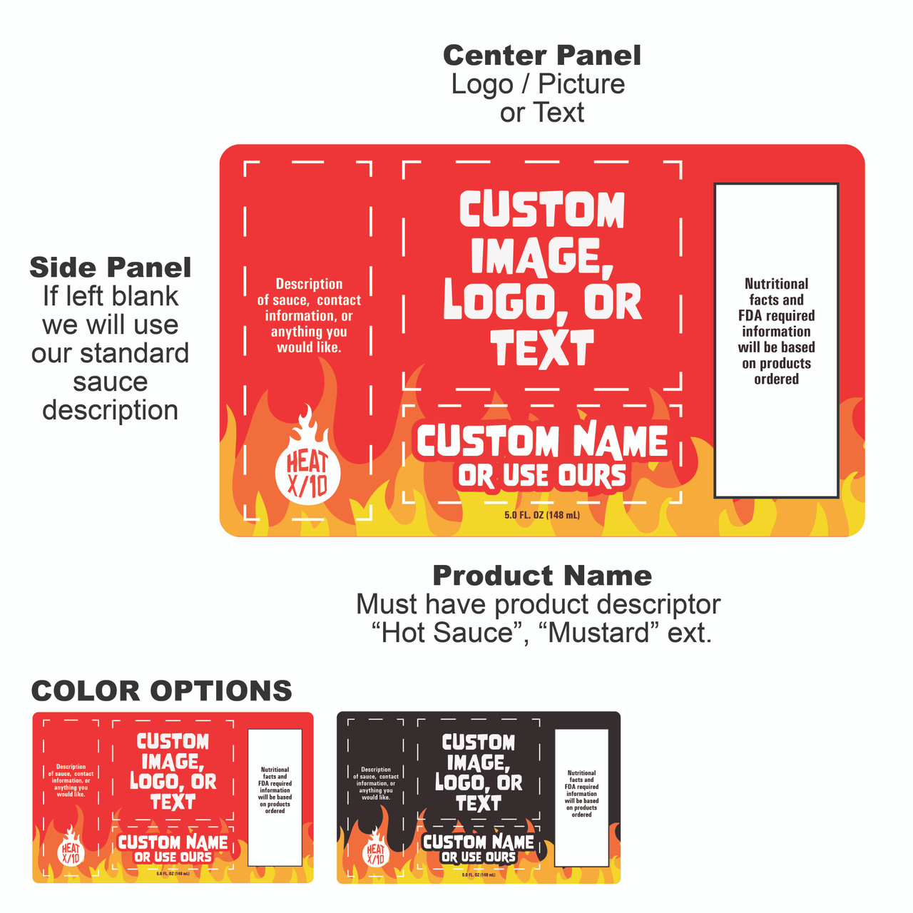 Fiery Flames Template