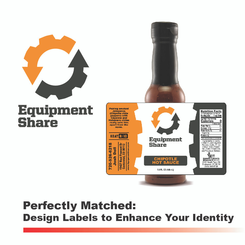 Custom Label Design with Existing Logo or Branding