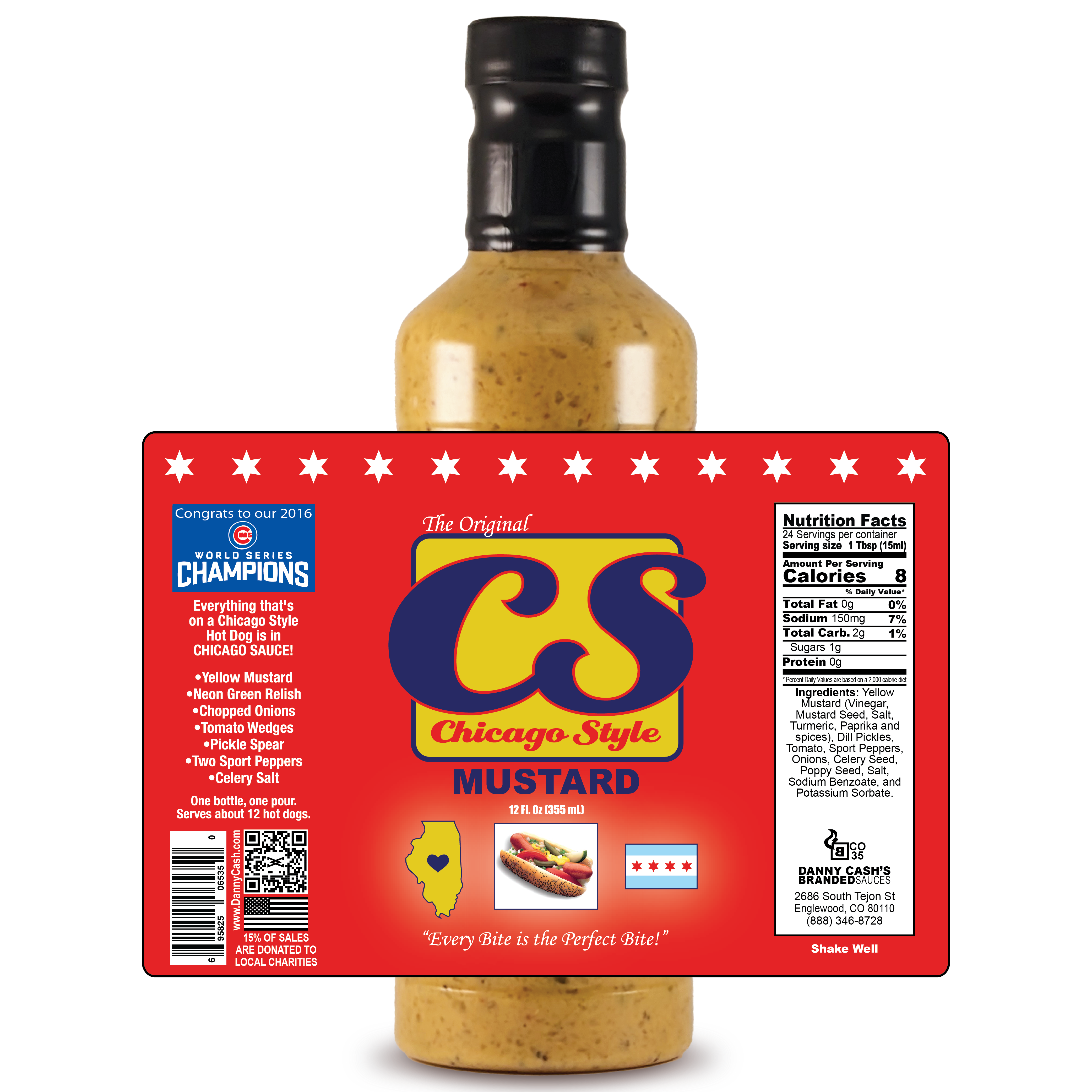DC35 Danny Cash Chicago Style Mustard - Danny Cash Hot Sauce