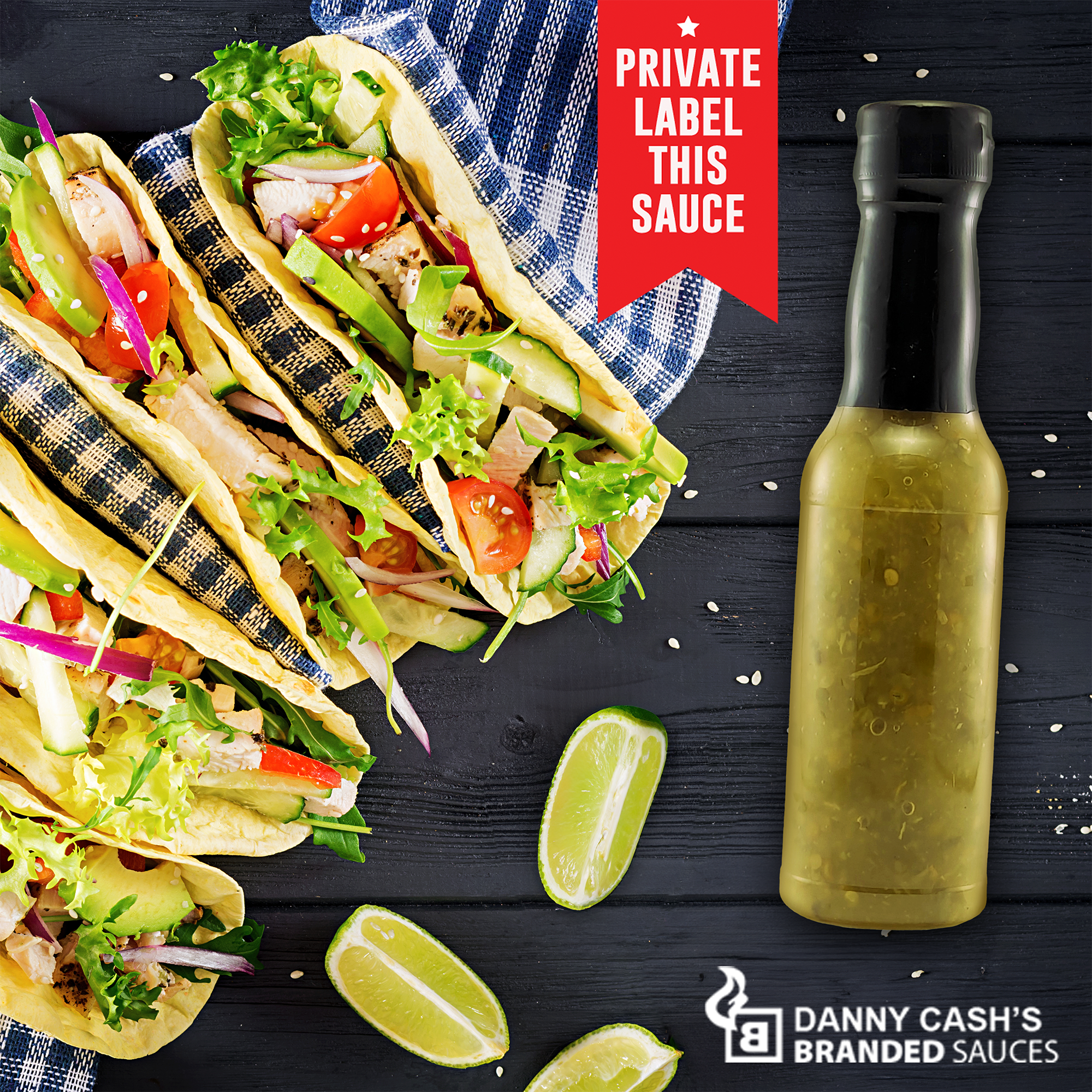 Caribbean Lime Hot Sauce: Private Label for Tangy & Spicy Flavor Fusion