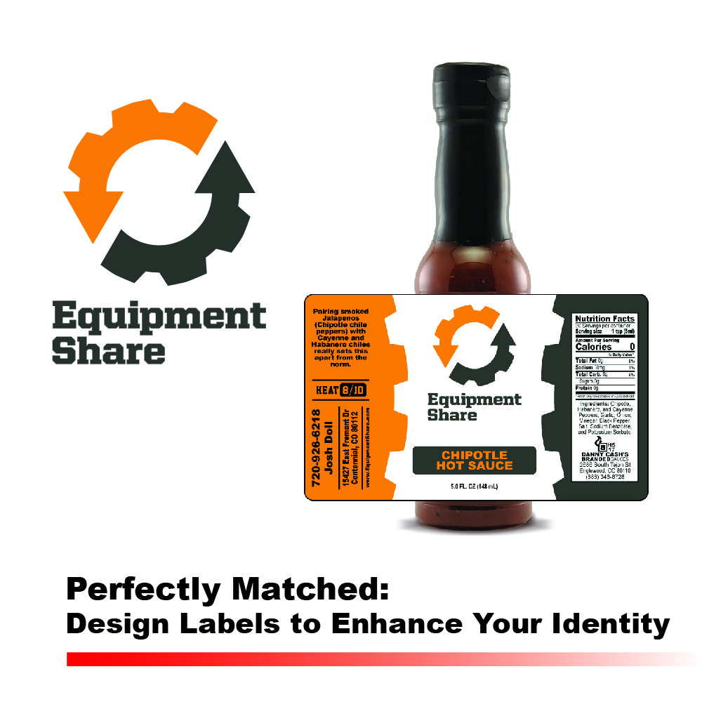 Custom Label Design with Existing Logo or Branding