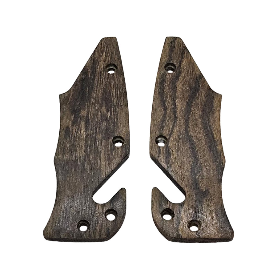 Wooden handle pocketknife replacement handles (Pair)