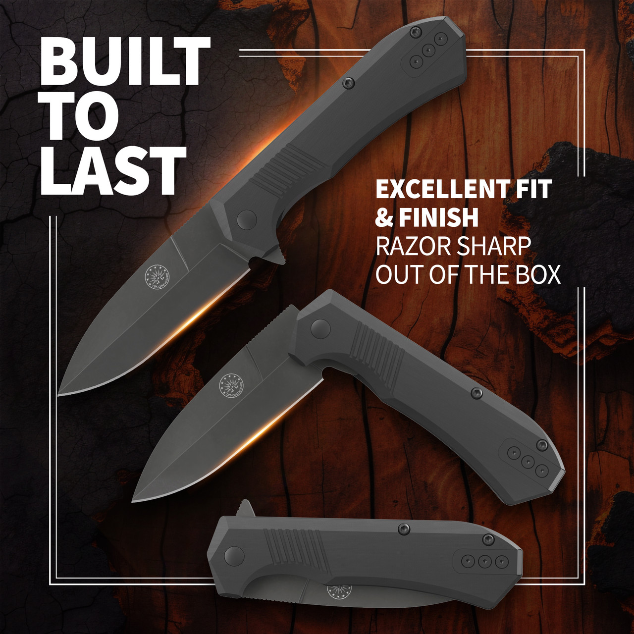 STINGER EDC - Spear Point - Blackout | Off-Grid Knives