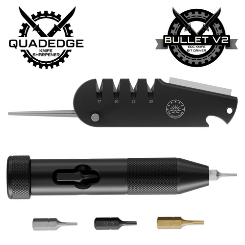 Knife Sharpener with Bullet V2 Bit Driver | Off-Grid