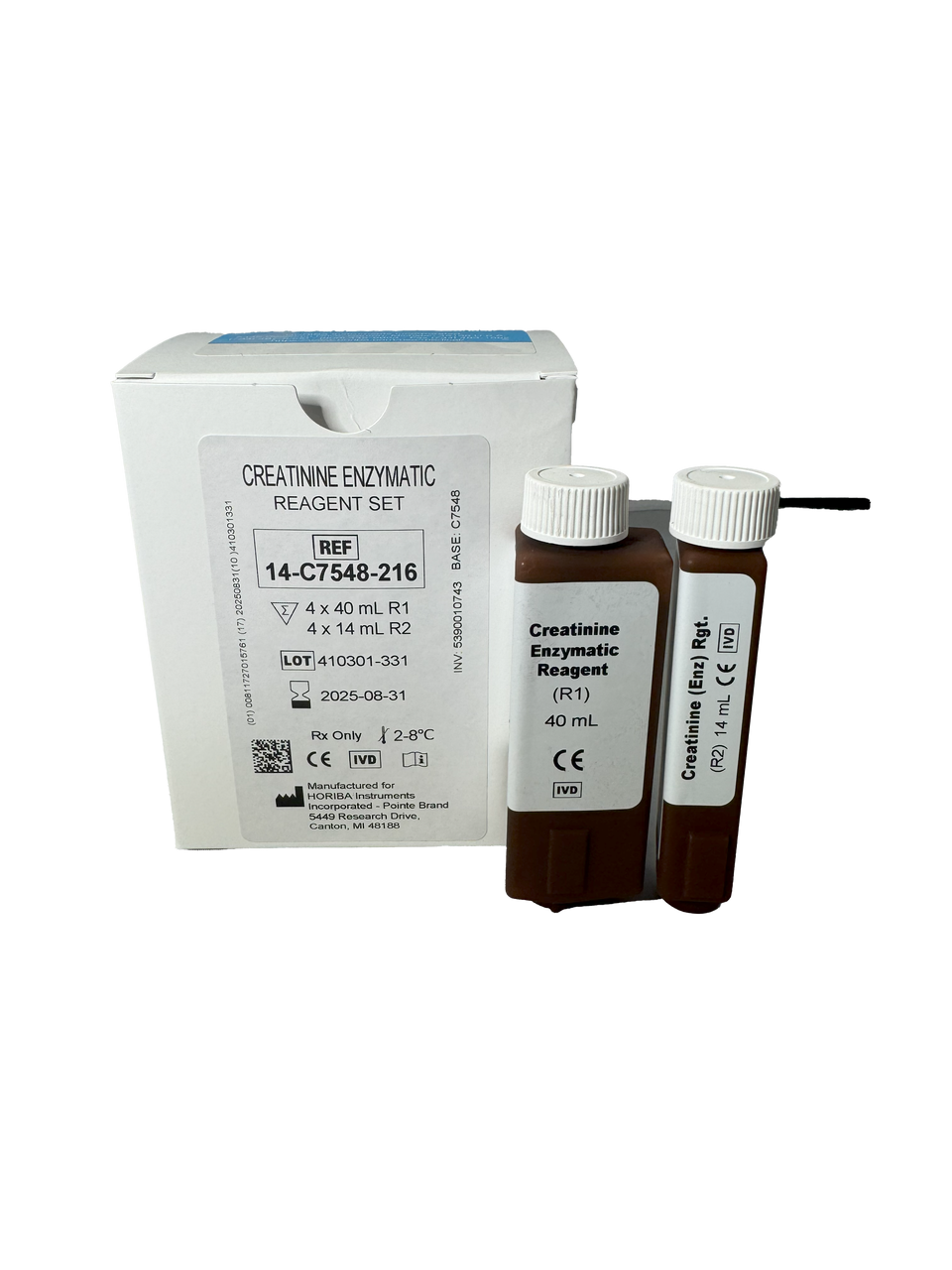 Creatinine Enzymatic Reagent 14-C7548-216, R1: 4 x 40 mL, R2: 4 x 14 mL ...
