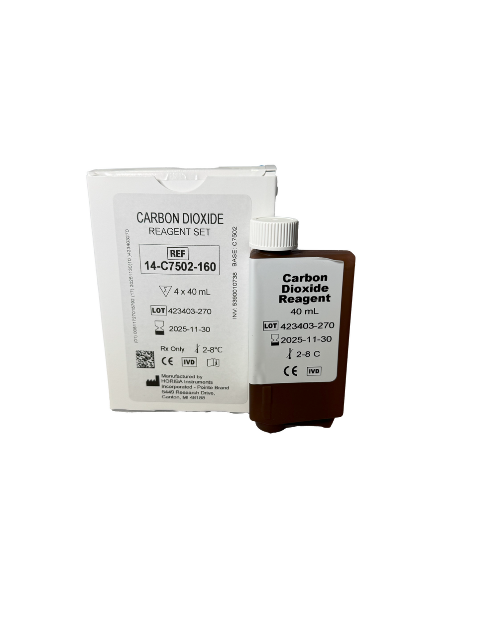 Carbon Dioxide Reagent Set 14-C7502-160, 4 x 40 mL (5390010738 ...