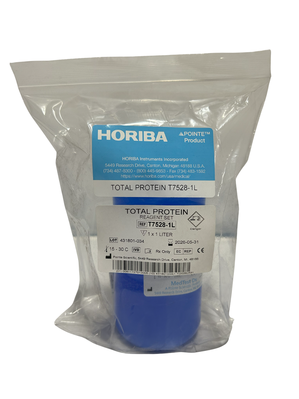 Total Protein T7528-1L, 1 x 1L (5390013415) | HORIBA® (Pointe Scientific)