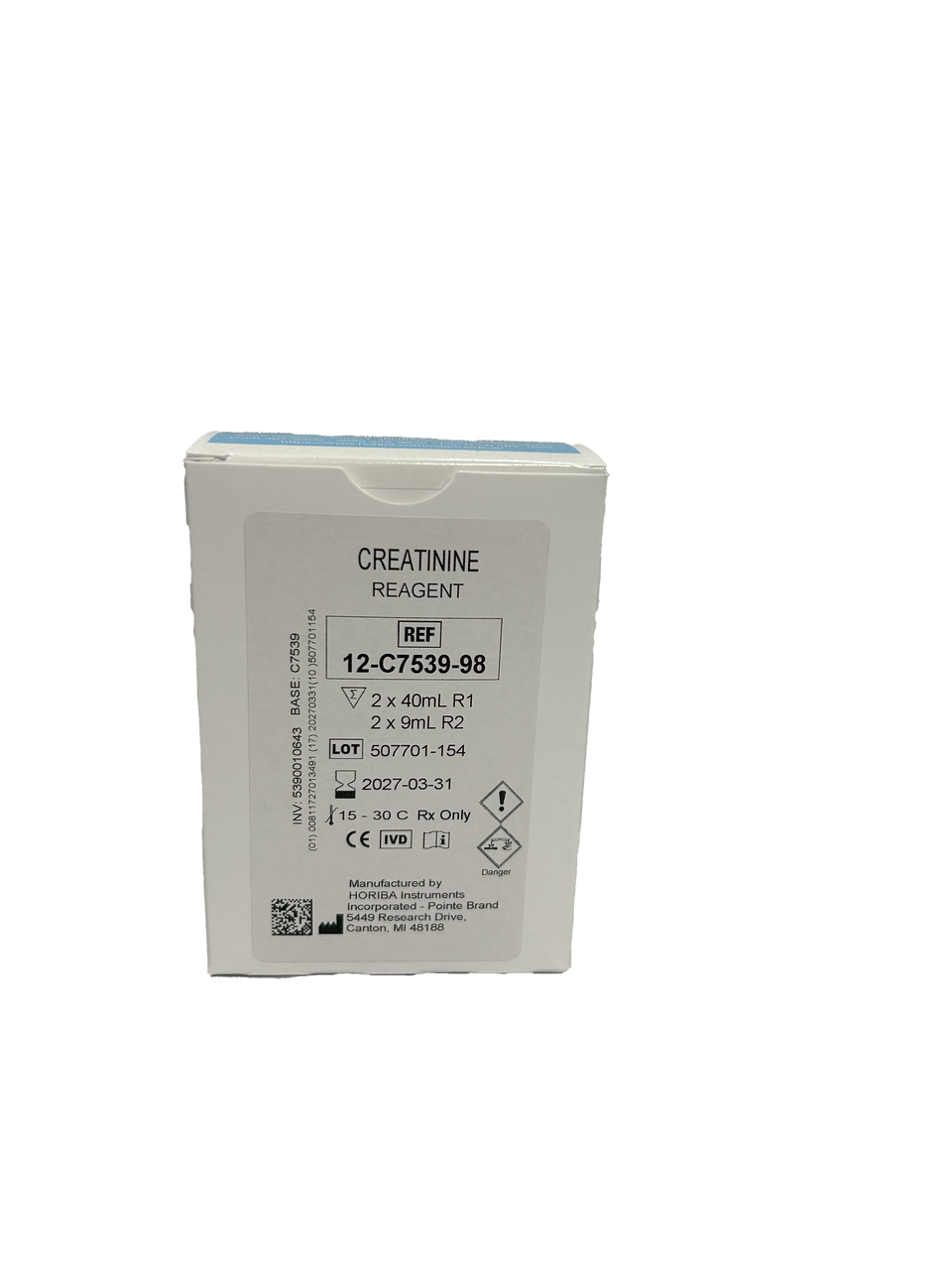 Creatinine Reagent Set 12-C7539-98, R1: 2 x 40 mL, R2: 2 x 9 mL ...