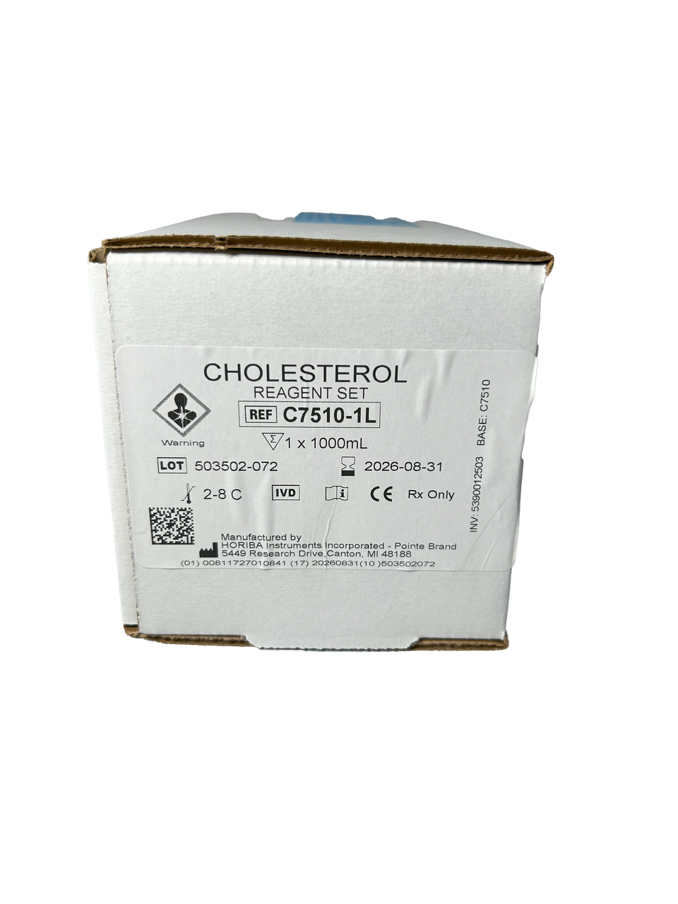 Cholesterol (Liquid) C7510-1L, 1 x 1000 mL (5390012503) | HORIBA ...
