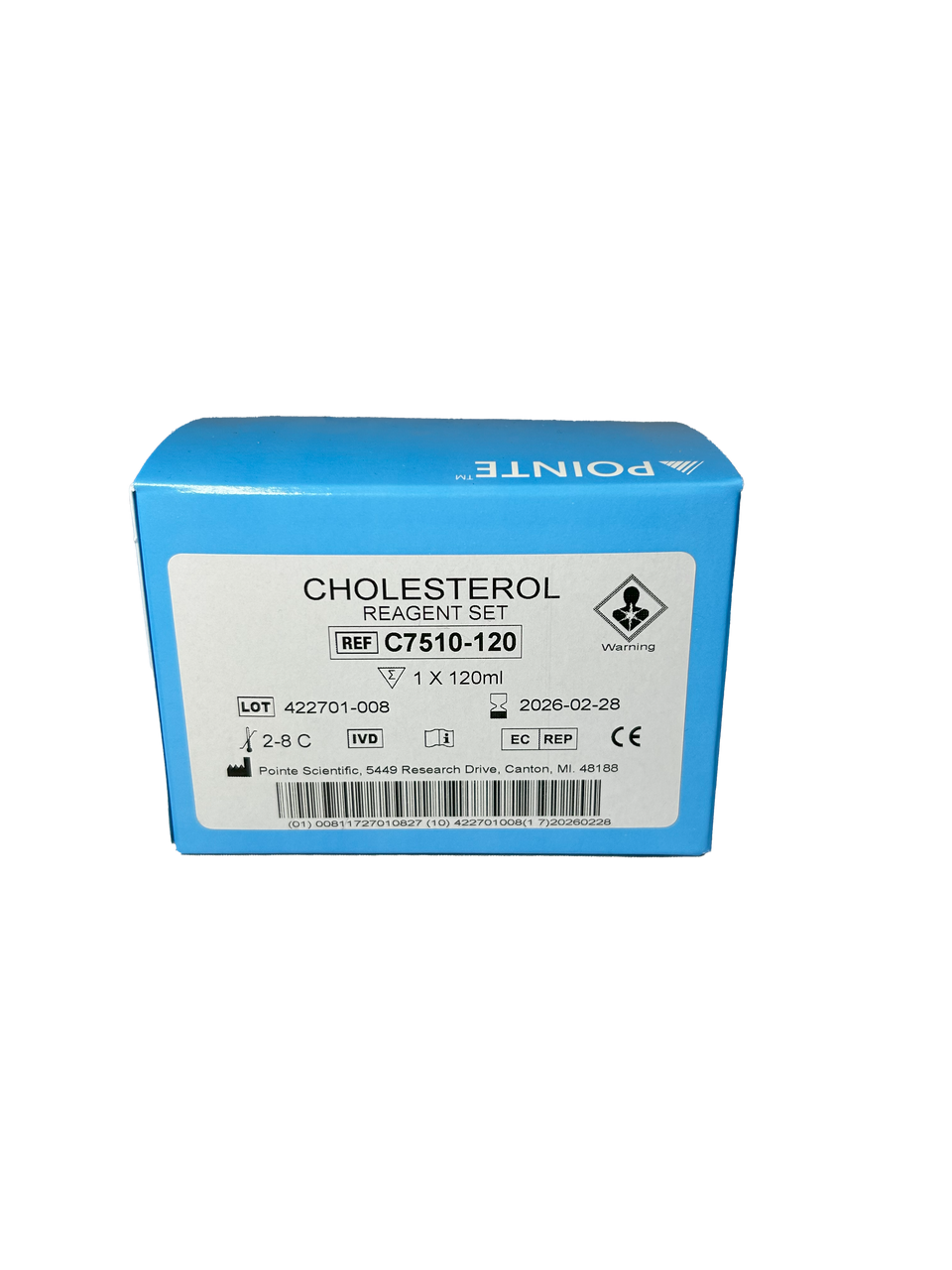 Cholesterol (Liquid) C7510-120, 1 x 120 mL (5390012502) | HORIBA ...