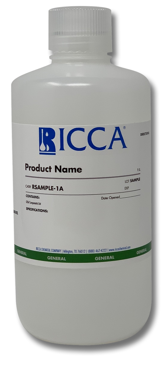 Alkaline-Iodide-Azide for Dissolved Oxygen (DO) Analysis | RICCA ...