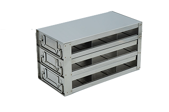 Upright Freezer Drawer Rack for 96 Deep-Well Microtiter Boxes; 3 x 3 ...
