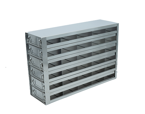 Upright Freezer Drawer Rack for 96 Deep-Well Microtiter Boxes; 5 x 6 ...