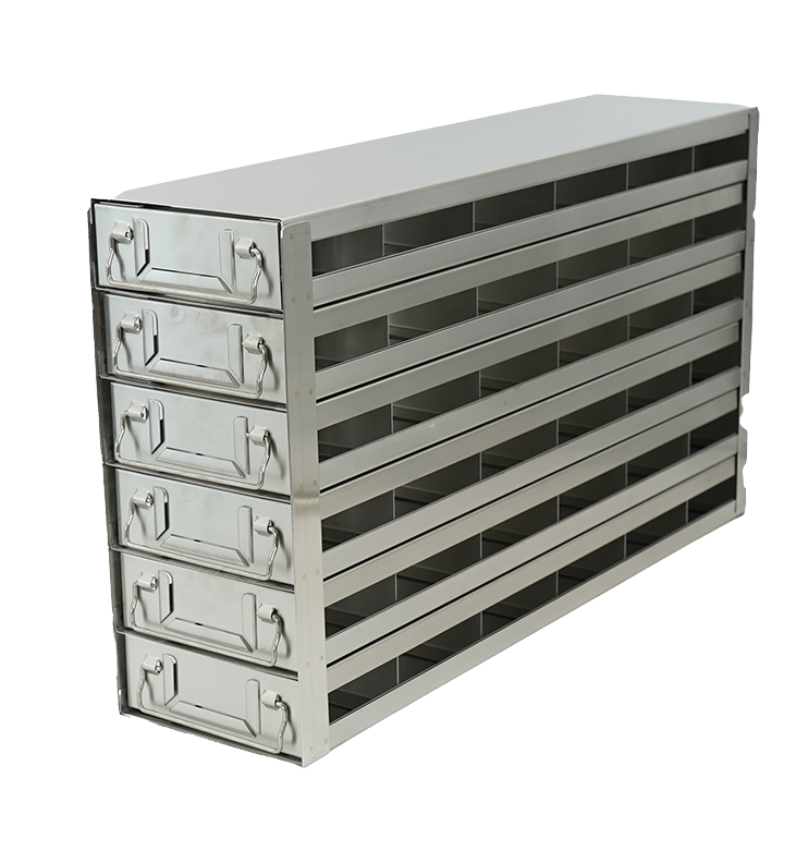 Upright Freezer Drawer Rack for 96 Deep-Well Microtiter Boxes; 6 x 6 ...