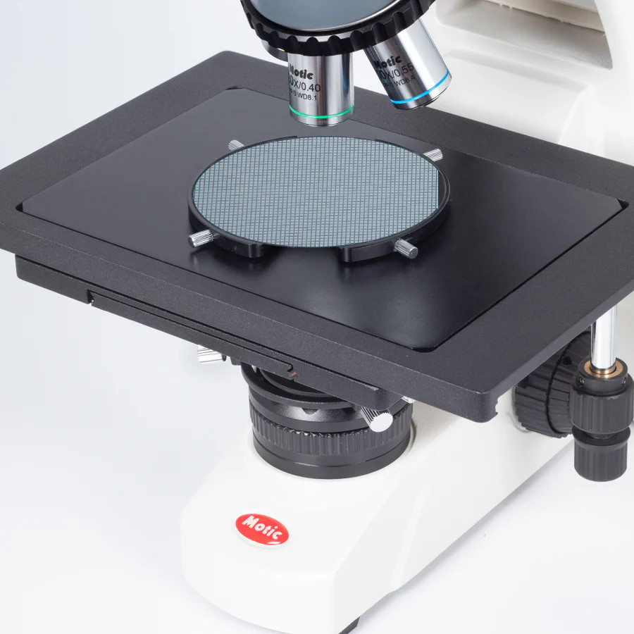 Motic® BA310Met-T Trinocular Microscope (Stroke 3”x 2” Stage)