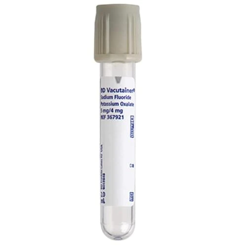 BD® 367921 Vacutainer™ Plus Plastic Fluoride Blood Collection Tubes, 13 ...