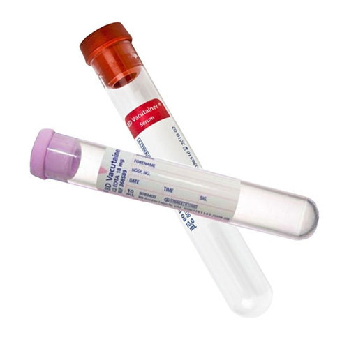 BD® 366401 Glass EDTA Vacutainer™ Blood Collection Tube Set in Sterile ...