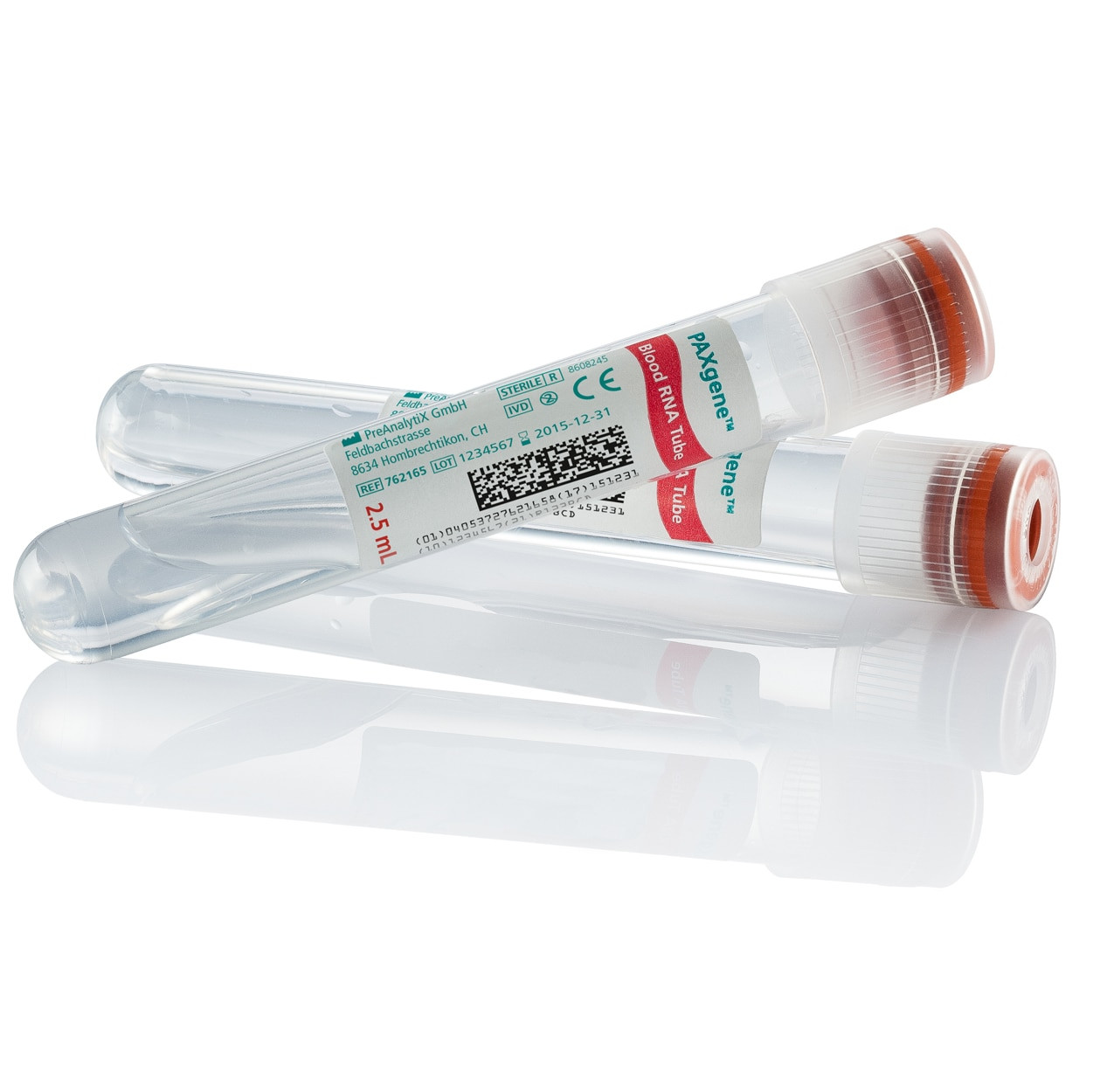 BD® 762165 PAXgene™ 2.5mL Blood RNA Tubes, 100/Case