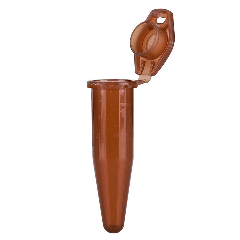 1.5mL Microcentrifuge Tubes, Lock Cap, Amber, STERILE, Conical, Lock ...